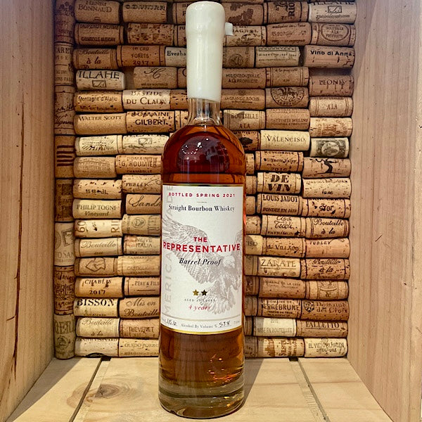 The Representative Barrel Proof 4yr Bourbon Whiskey 750ml - Wainscott ...